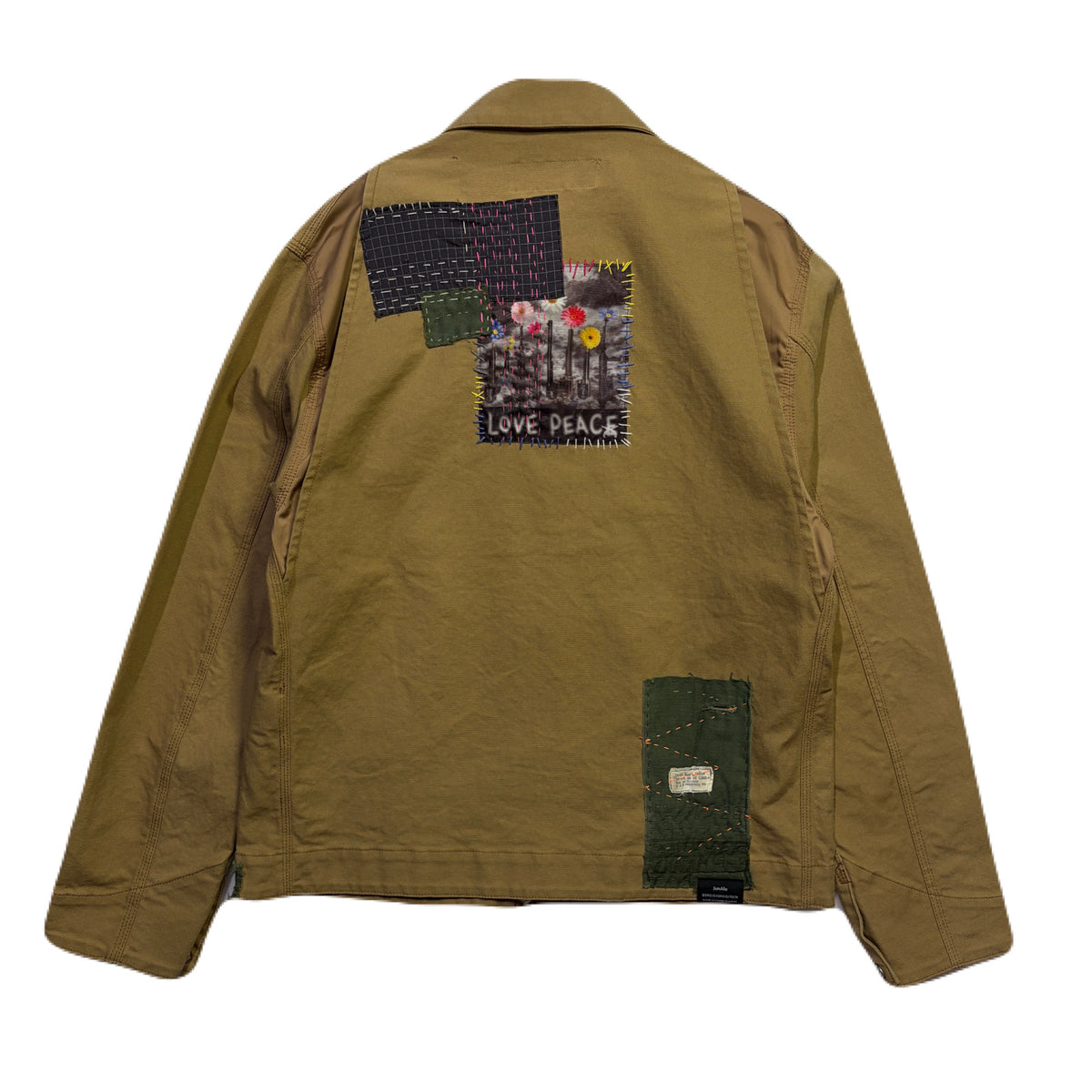 JunAle SASHIKO OXFORD STRETCH JACKET / BEIGE – roarguns ONLINE STORE