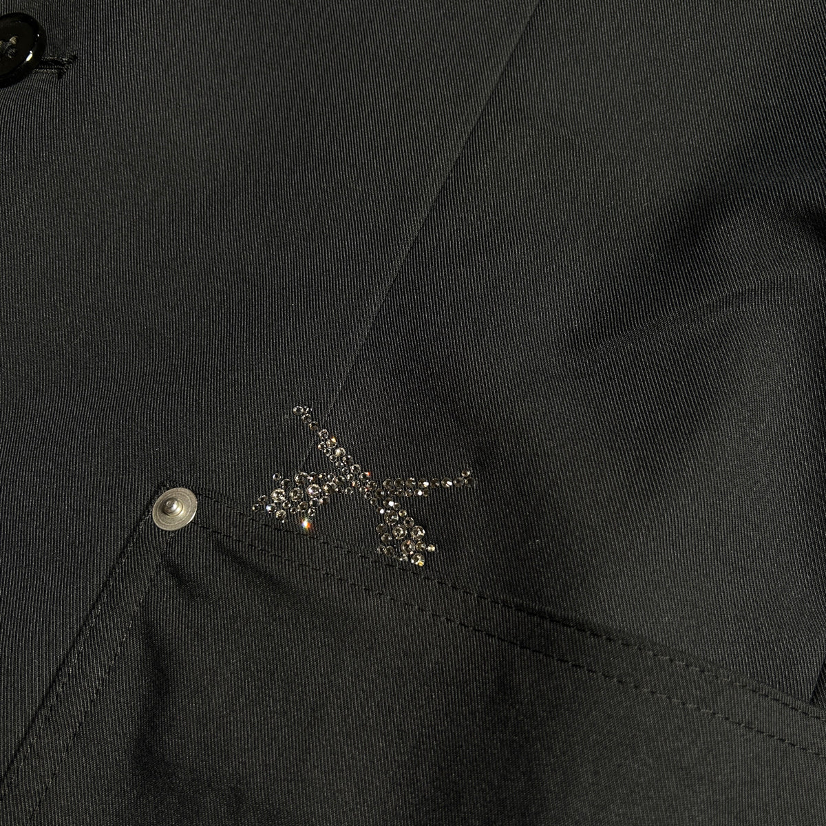 PEACH SKIN JACKET CROSSGUN / BLACK – roarguns ONLINE STORE
