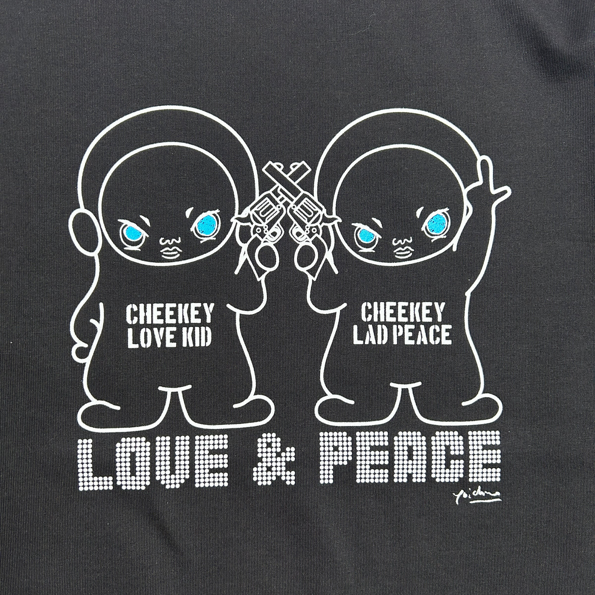 RE-STOCK CHEEKEY PRINT L/S T-SHIRT / BLACK – roarguns ONLINE STORE